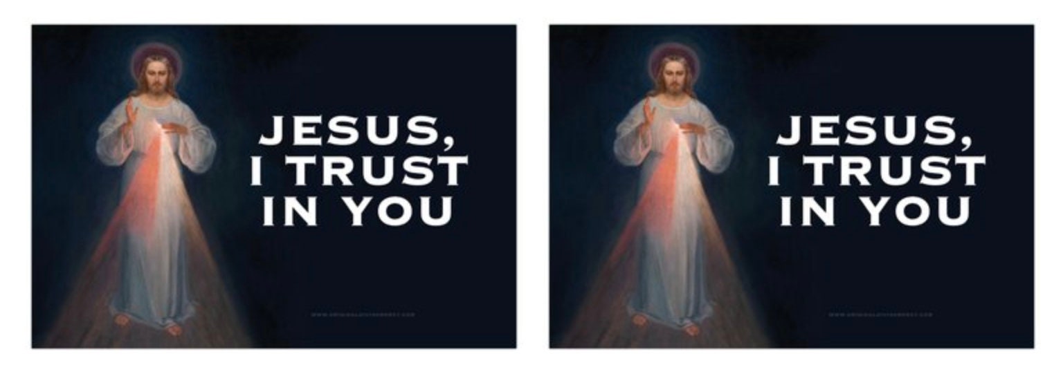 Original Divine Mercy Yard Signs - Etsy