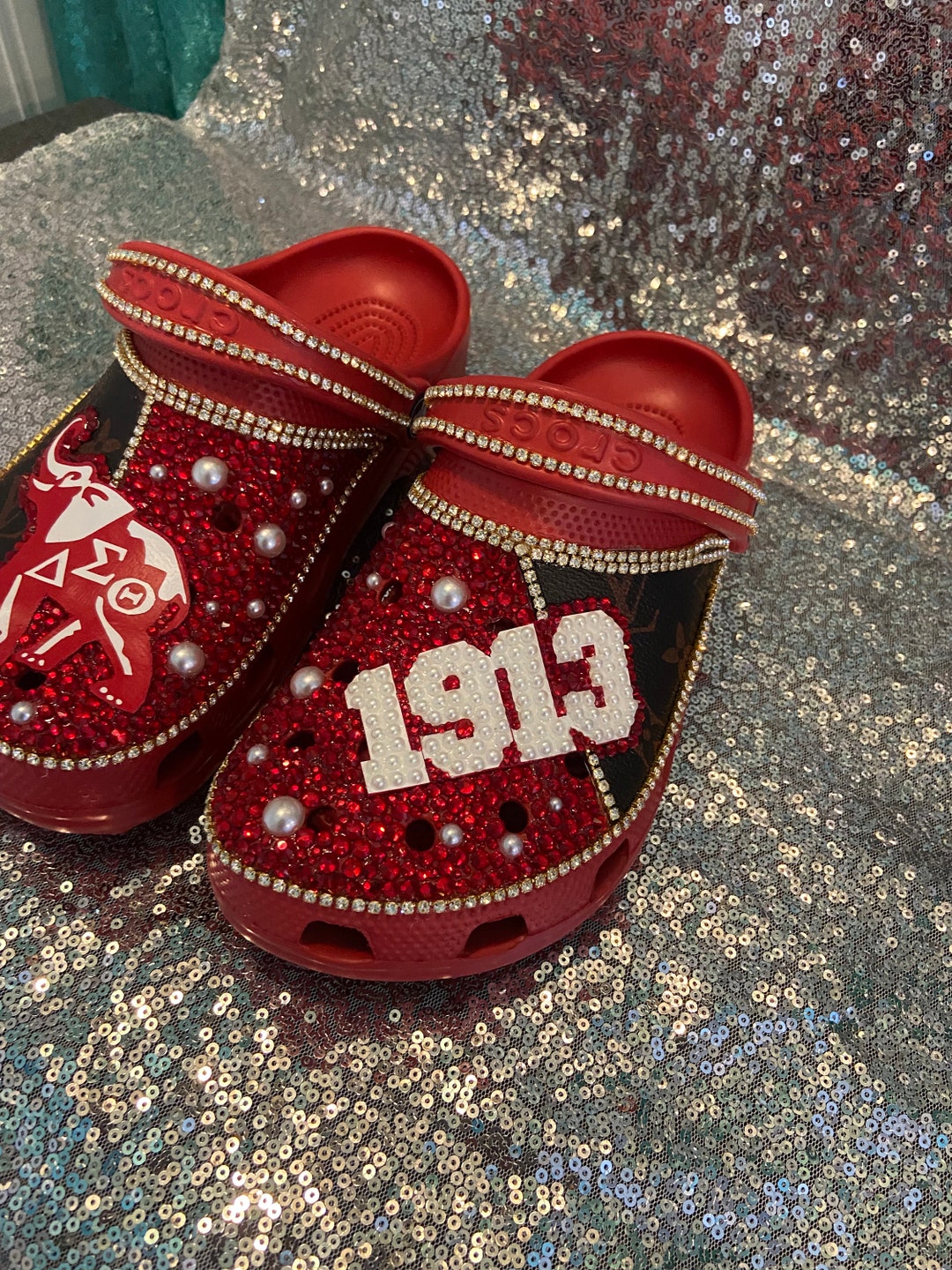 DST BLING Crocs - Etsy