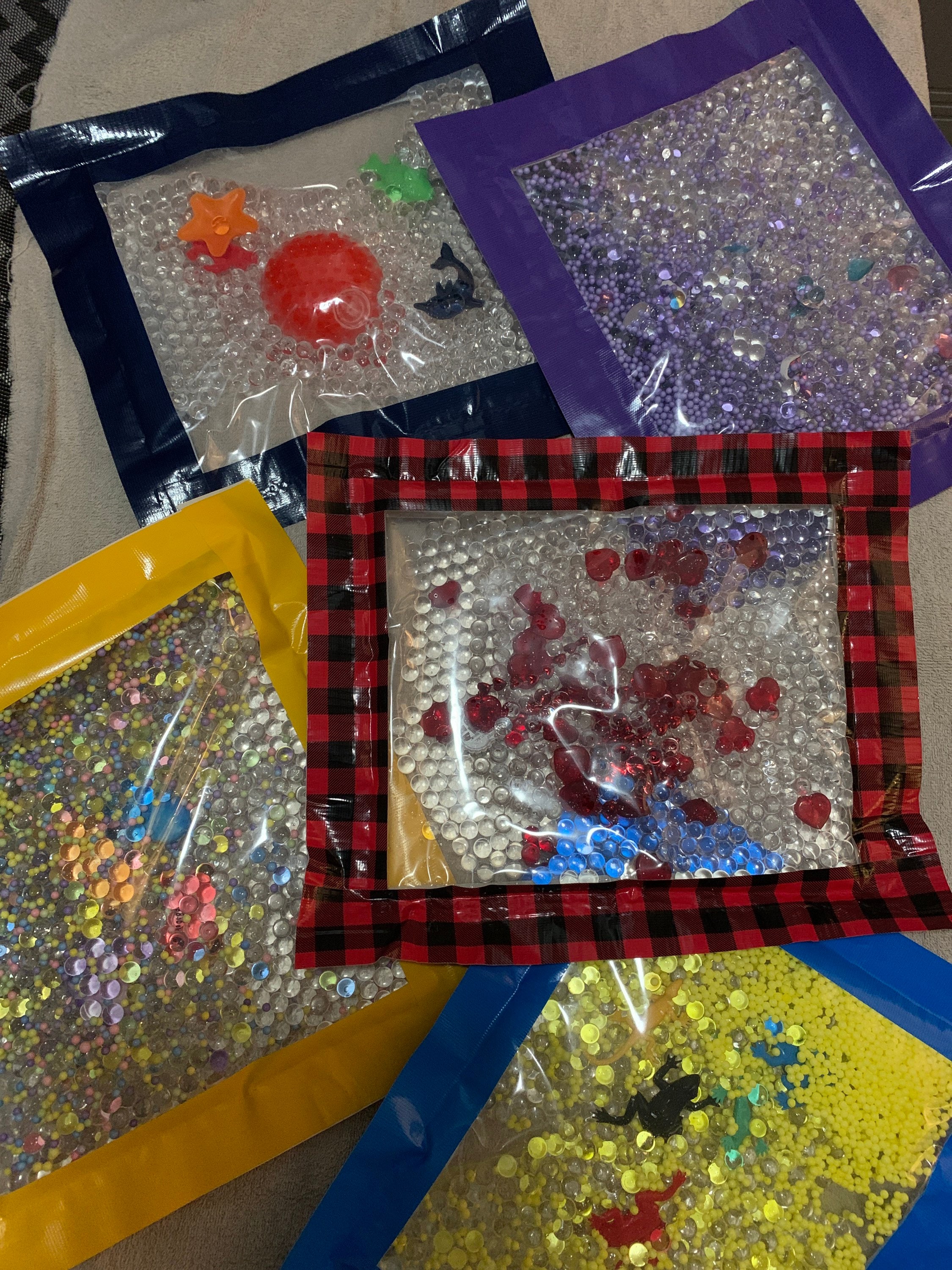 Kids learning sensory bags//lots of variety | Etsy