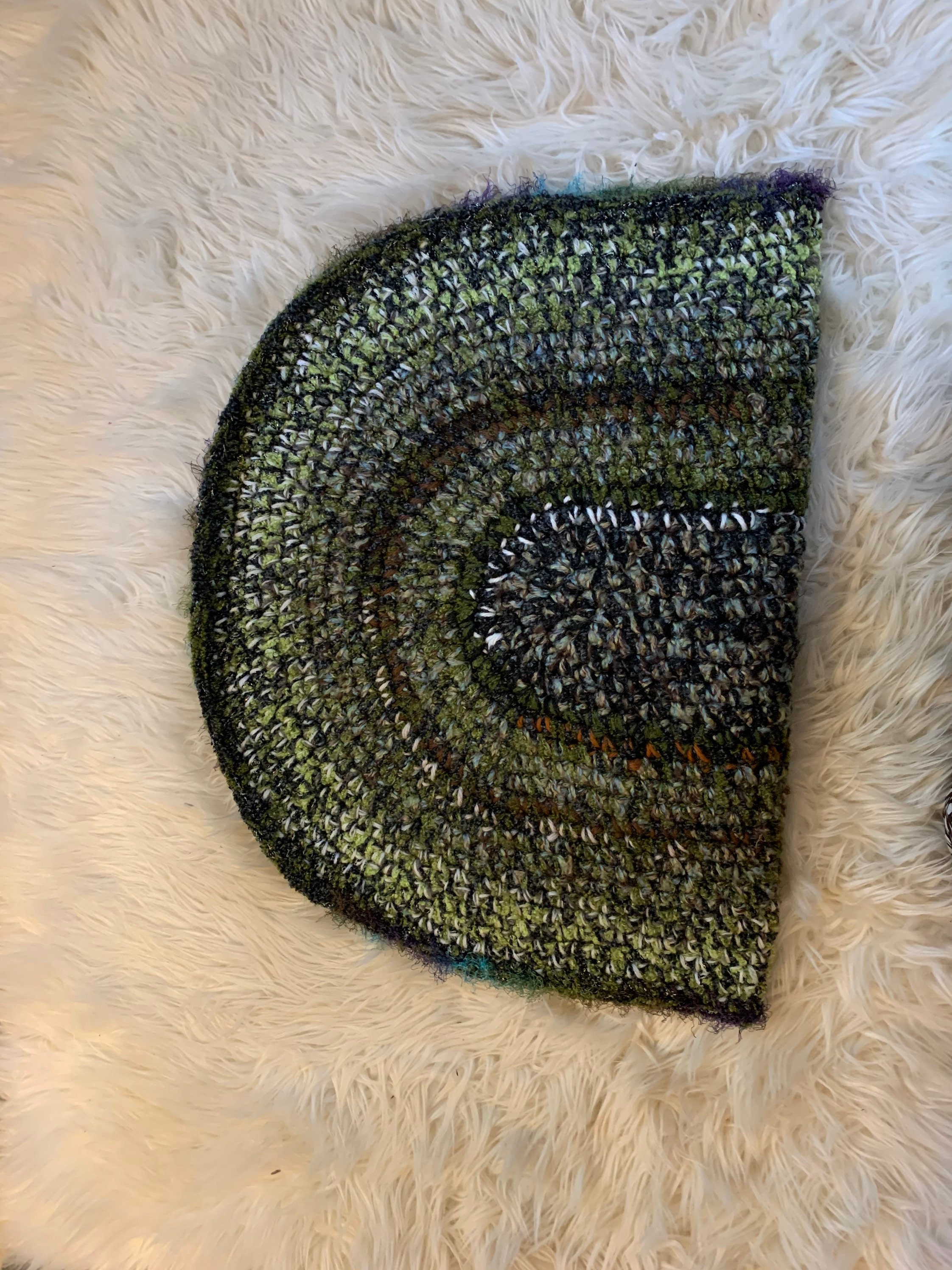 Green Variegated Rug - Etsy