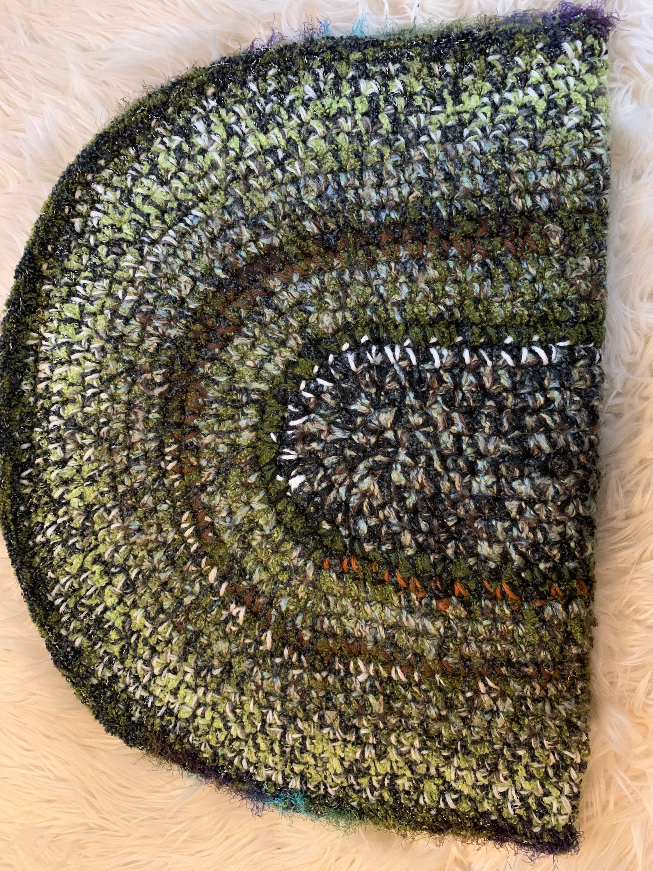 Green Variegated Rug - Etsy