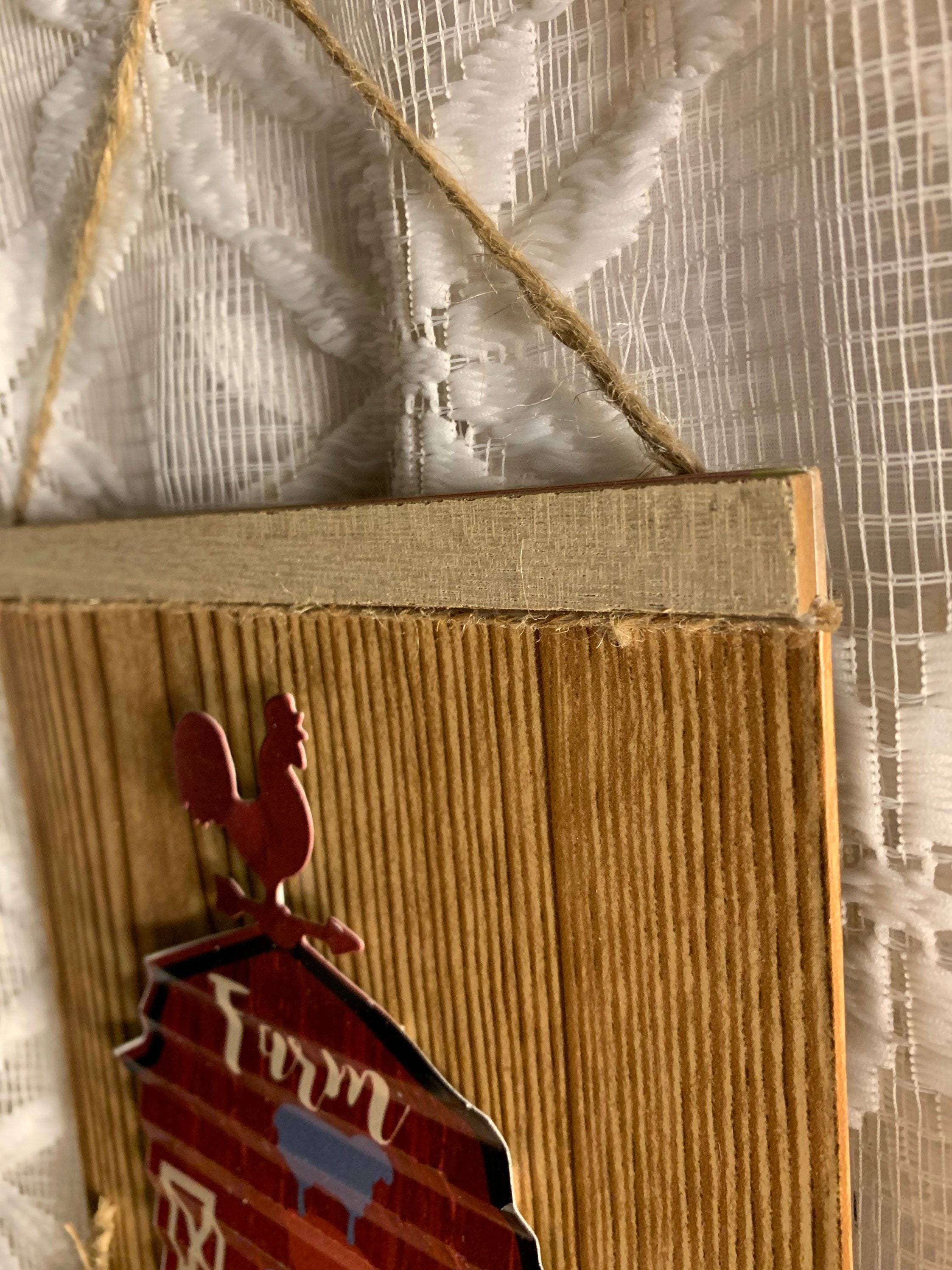 Red Barn Door Hanger | Etsy