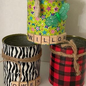 Tin Cans Organizers Can Organizers - Etsy
