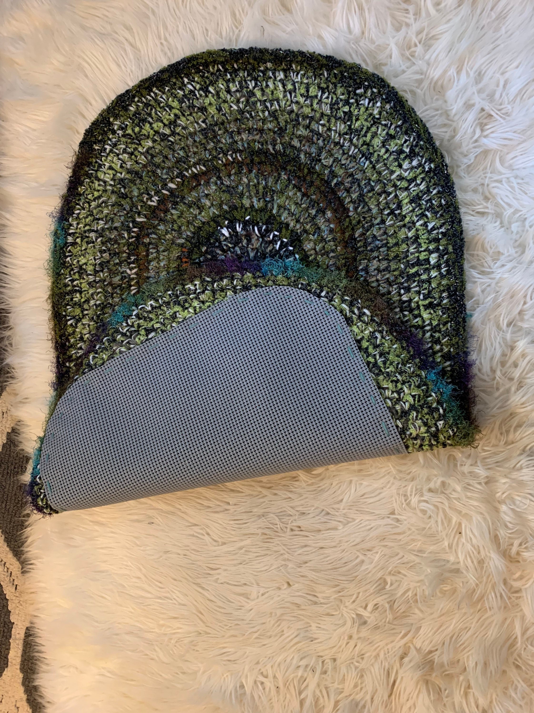 Green Variegated Rug - Etsy