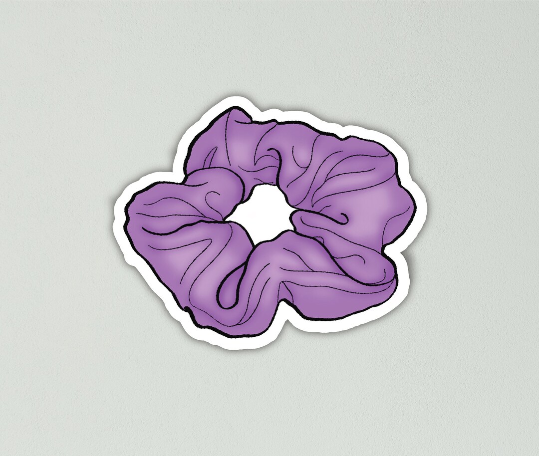 Scrunchie Sticker - Etsy