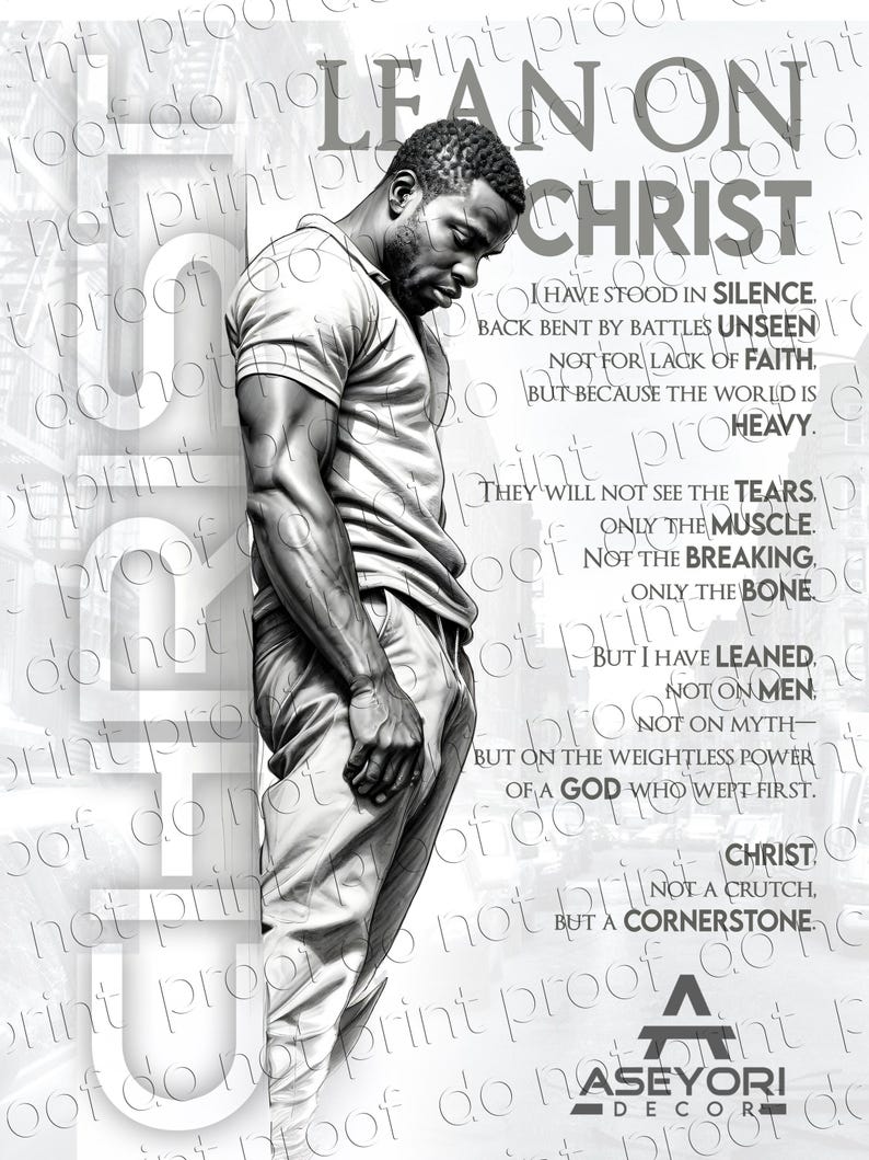 Lean on Christ - Etsy