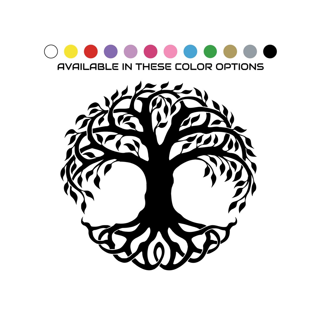 Tree of Life Decal | Vehicle Window | Wall Decor | Sticker | Vinyl ...