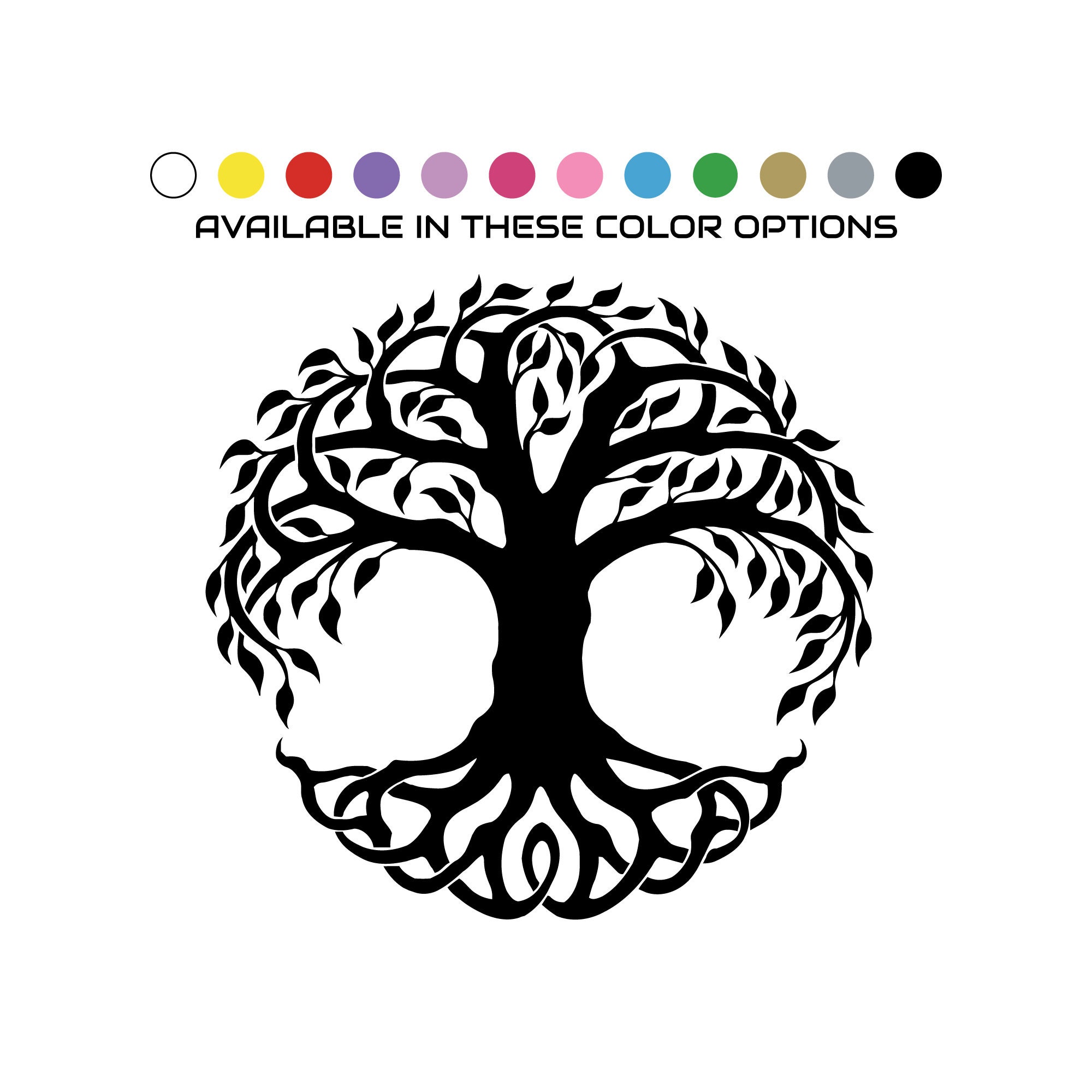 Tree of Life Decal | Vehicle Window | Wall Decor | Sticker | Vinyl ...