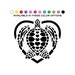 Sea Turtle Heart Decal Vehicle Window Wall Decor Sticker - Etsy