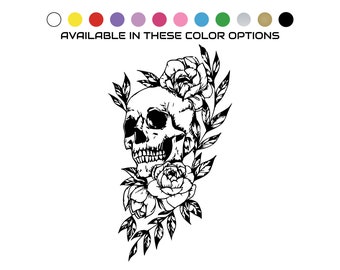 Car Decal Skull Prism Decal Alternative Decals Skulls Roses Vinyl Car ...