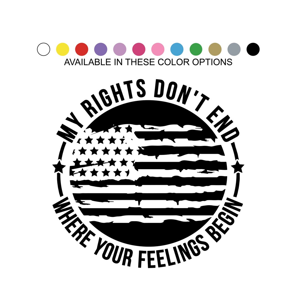 My Rights Decal | Vehicle Window | Wall Decor | Sticker | Vinyl ...