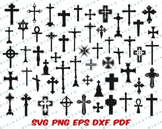Cross SVG Cross Cut Files Cross Clipart Cross Cricut SVG | Etsy