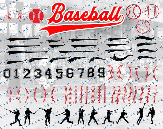 Baseball Font SVG Sport Font SVG Retro Font SVG Cricut Font - Etsy Canada
