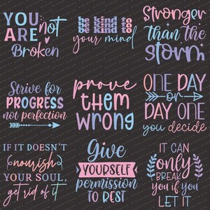 Motivational SVG, Life Quotes SVG, Mental Health SVG, Bible Quote Svg ...