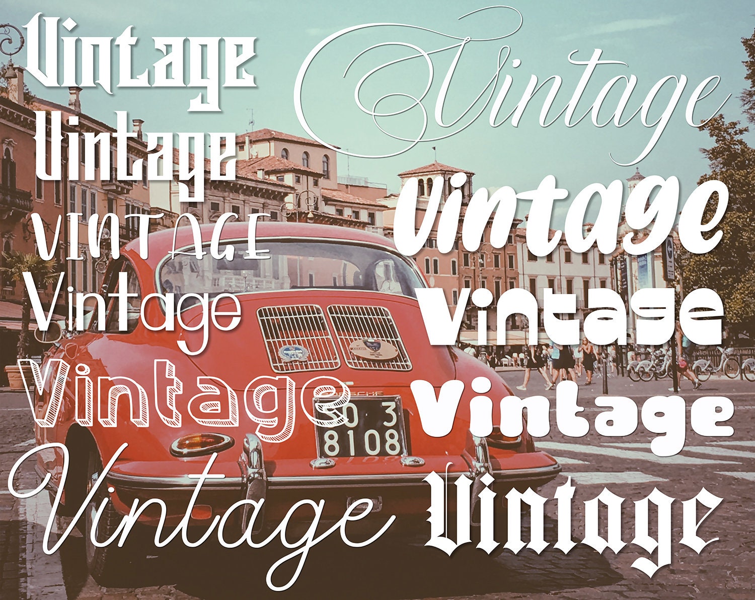 Retro Font SVG, Vintage Fonts, Groovy Font, Calligraphy Font ...