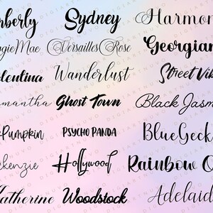 Cursive Font SVG, Cricut Font SVG, Calligraphy Font, Script Font SVG ...