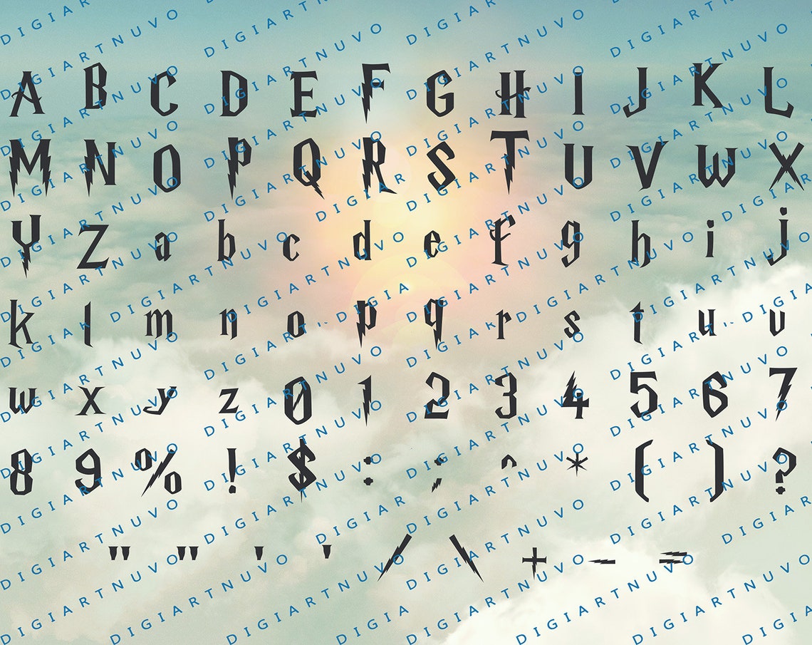 Little Wizard Font SVG Little Wizard Letters SVG Kids Font - Etsy