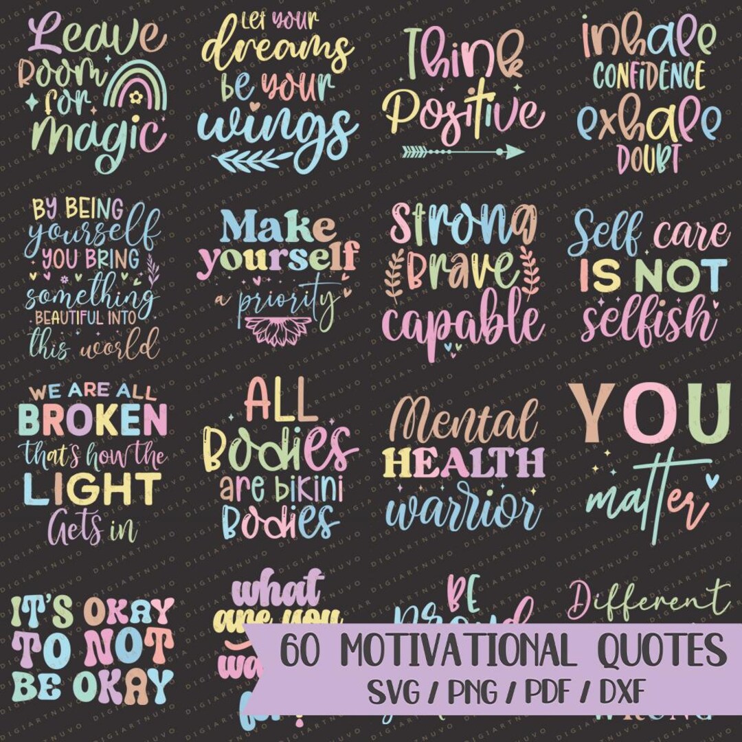 Motivational SVG, Life Quotes SVG, Mental Health SVG, Bible Quote Svg ...