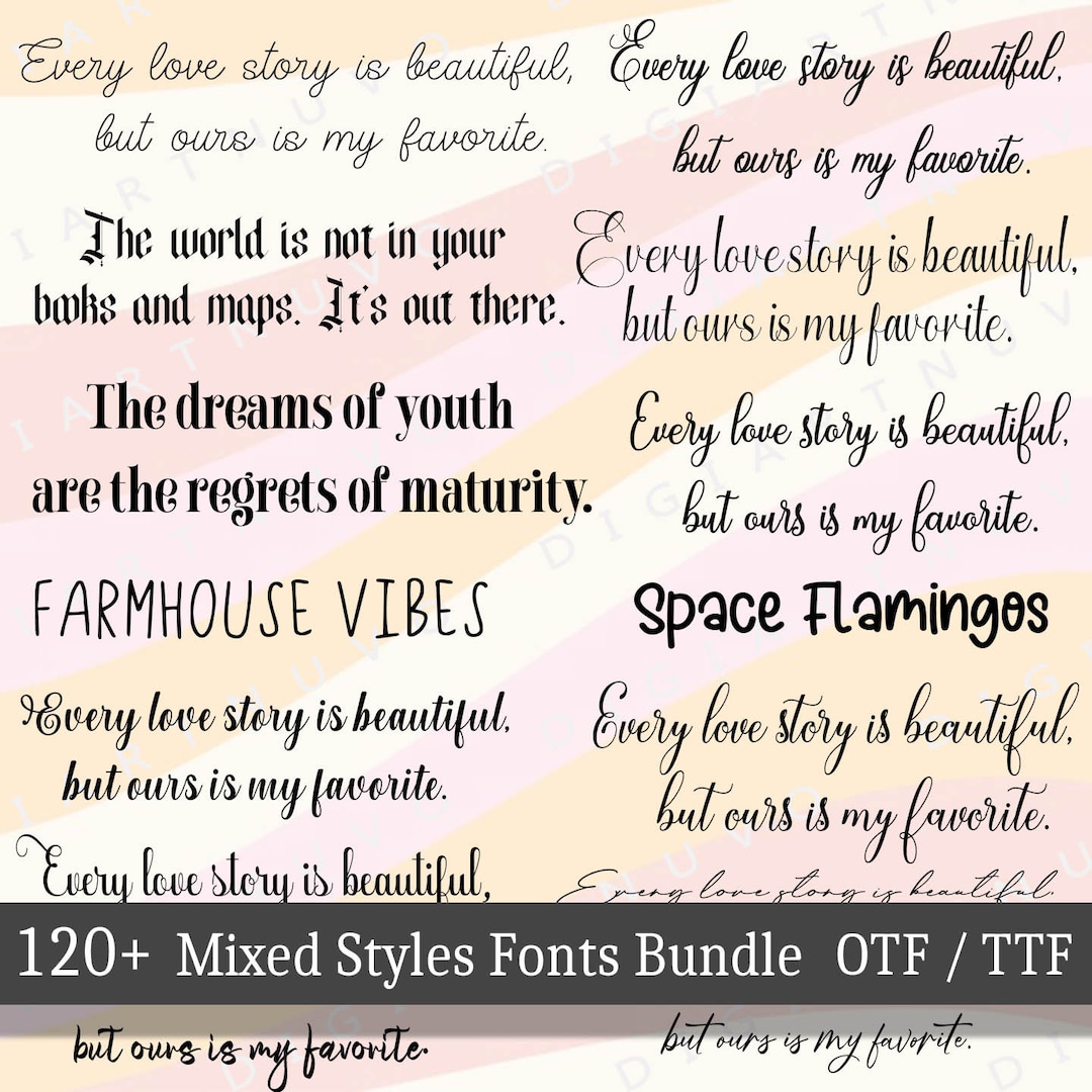 Cursive Font SVG, Calligraphy Font, Font Tails, Handwritten Font ...