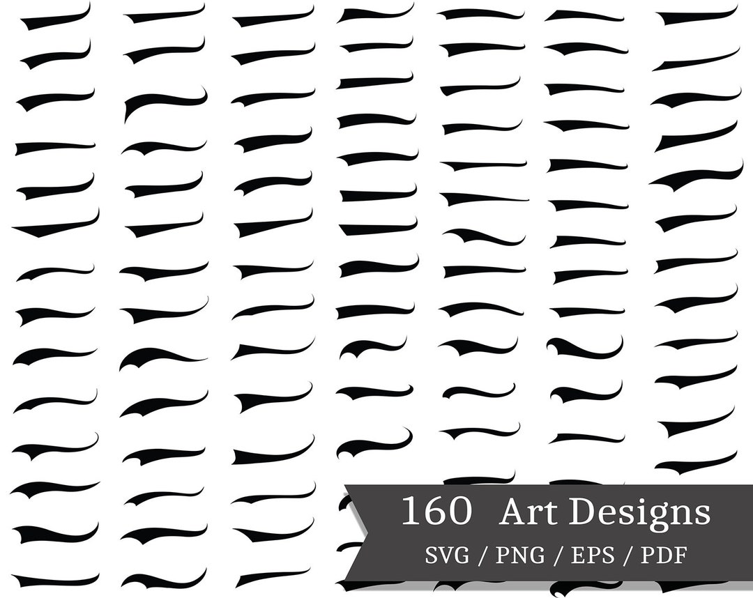 Text Tail Cricut, Swashes Svg, Font Swashes, Font Tails, Text Tail ...