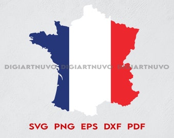 French Flag Svg - Etsy