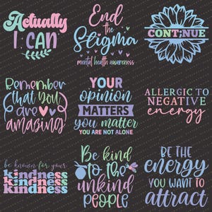 Motivational SVG, Life Quotes SVG, Mental Health SVG, Bible Quote Svg ...