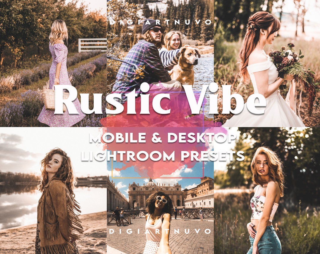 Buy 15 RUSTIC Mobile LIGHTROOM Presets, Rustic Wedding Presets, Warm ...