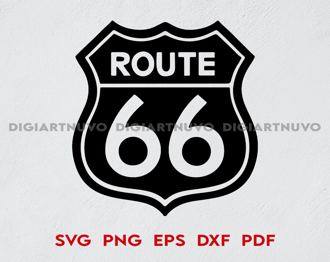 Route 66 Sign SVG Route 66 Cut Files Route 66 Cricut SVG - Etsy