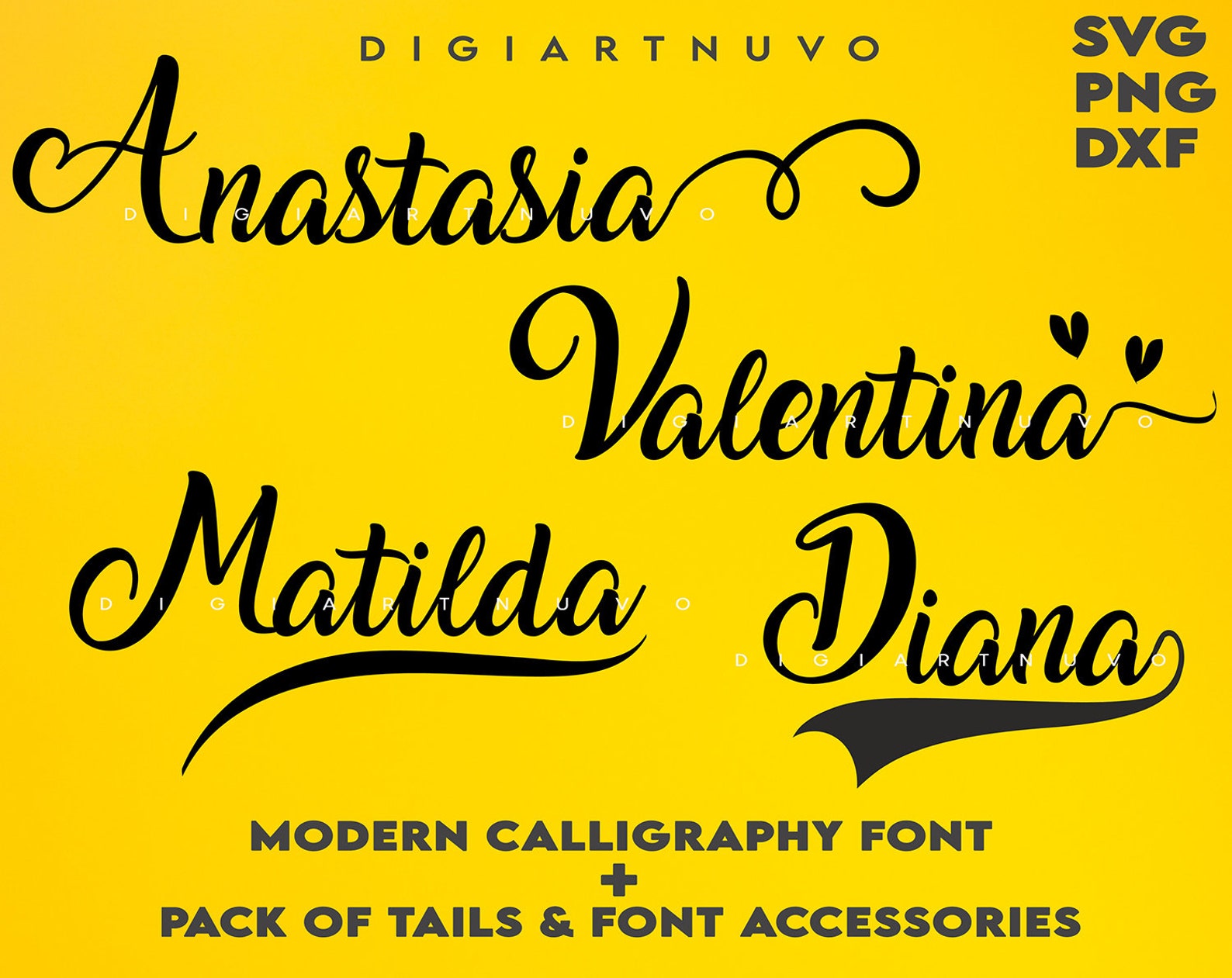Cursive Font SVG Calligraphy Font Font Tails Handwritten - Etsy UK