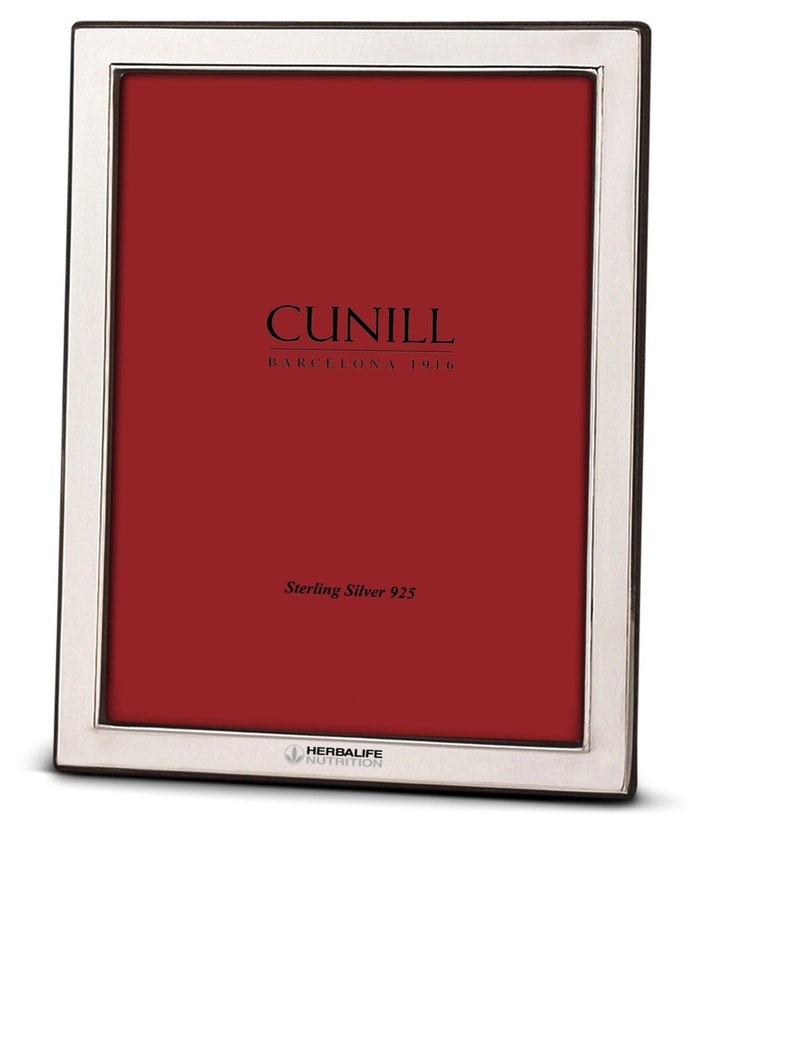 8x10 Engravable Sterling Silver Picture Frame, Cunill 'contemporary ...