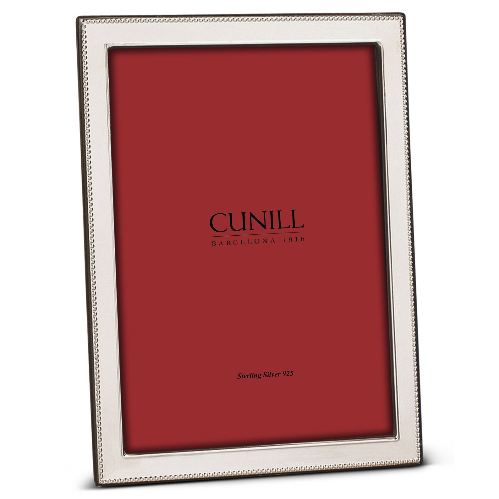 8x10 Engravable Sterling Silver Picture Frame, Cunill 'contemporary ...