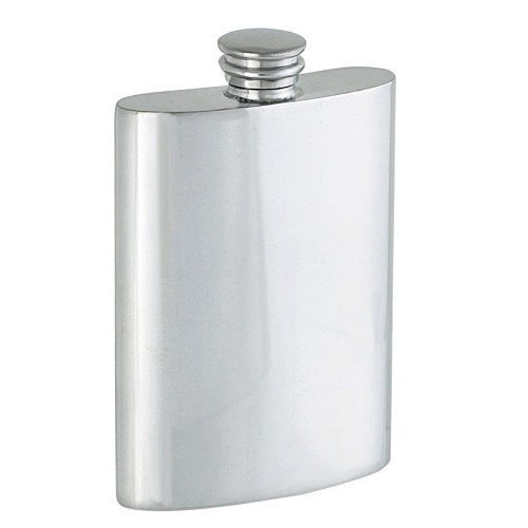 Engravable Pewter Hip Flask - Etsy