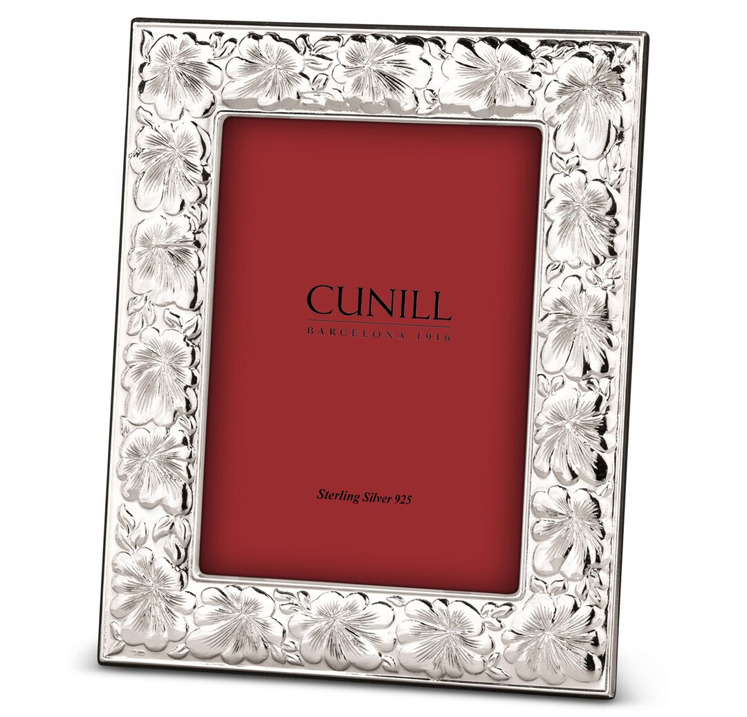 5x7 Sterling Silver Picture Frame, Cunill 'petals' - Etsy