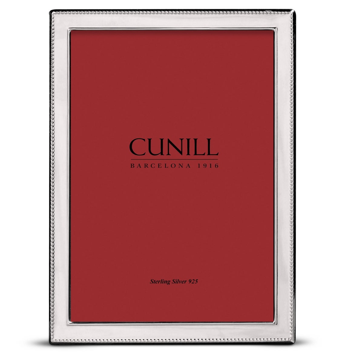 8x10 Engravable Sterling Silver Picture Frame, Cunill 'contemporary ...