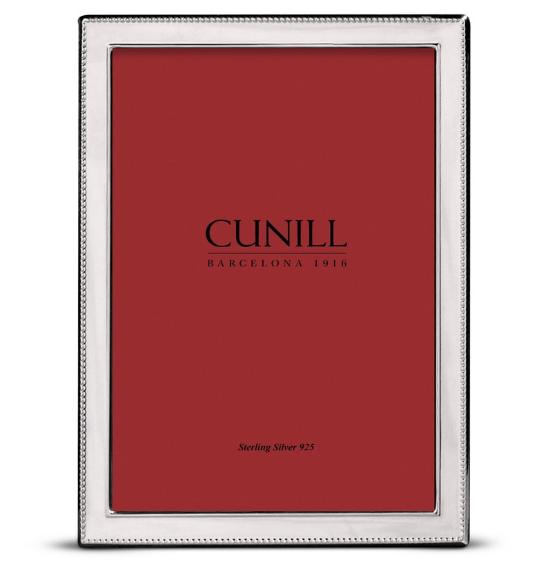 8x10 Engravable Sterling Silver Picture Frame, Cunill 'contemporary ...