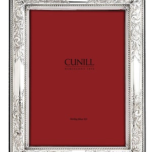 8x10 Engravable Sterling Silver Picture Frame Cunill - Etsy