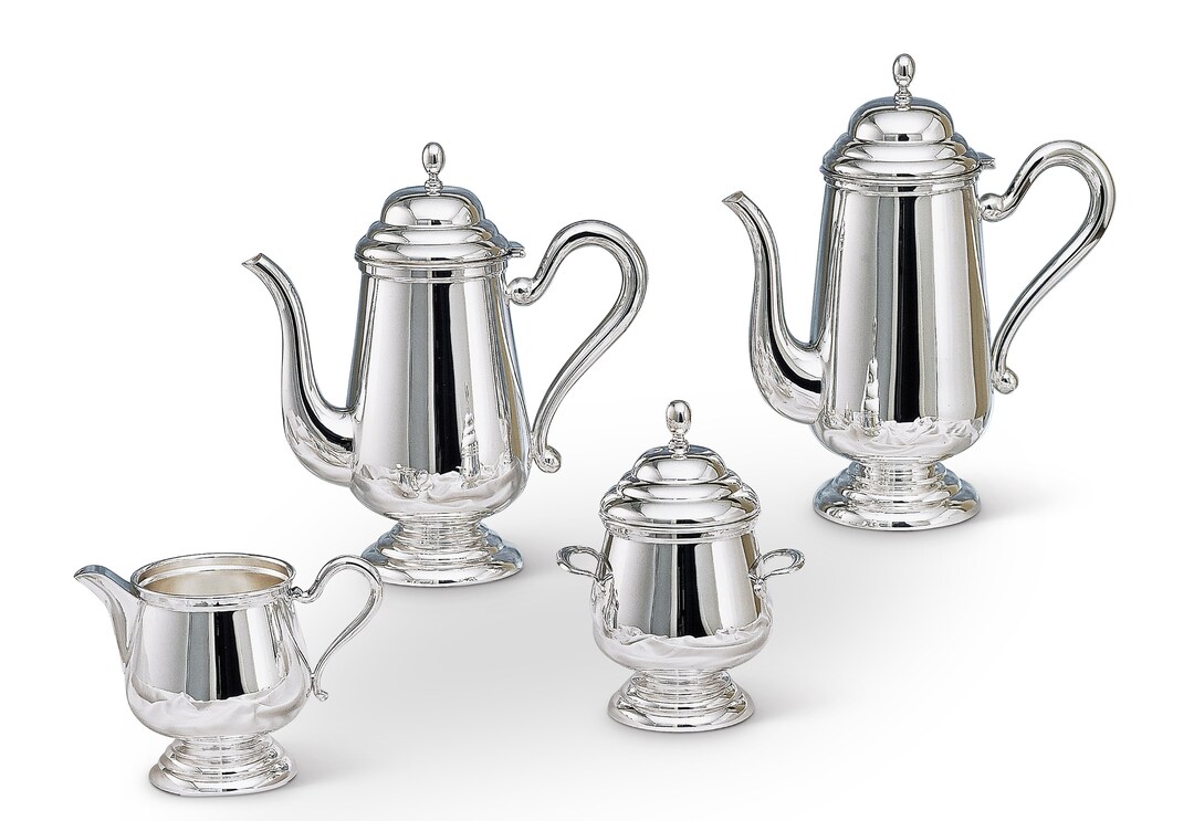 English Silver Plated Coffee-tea Service With Base - Etsy