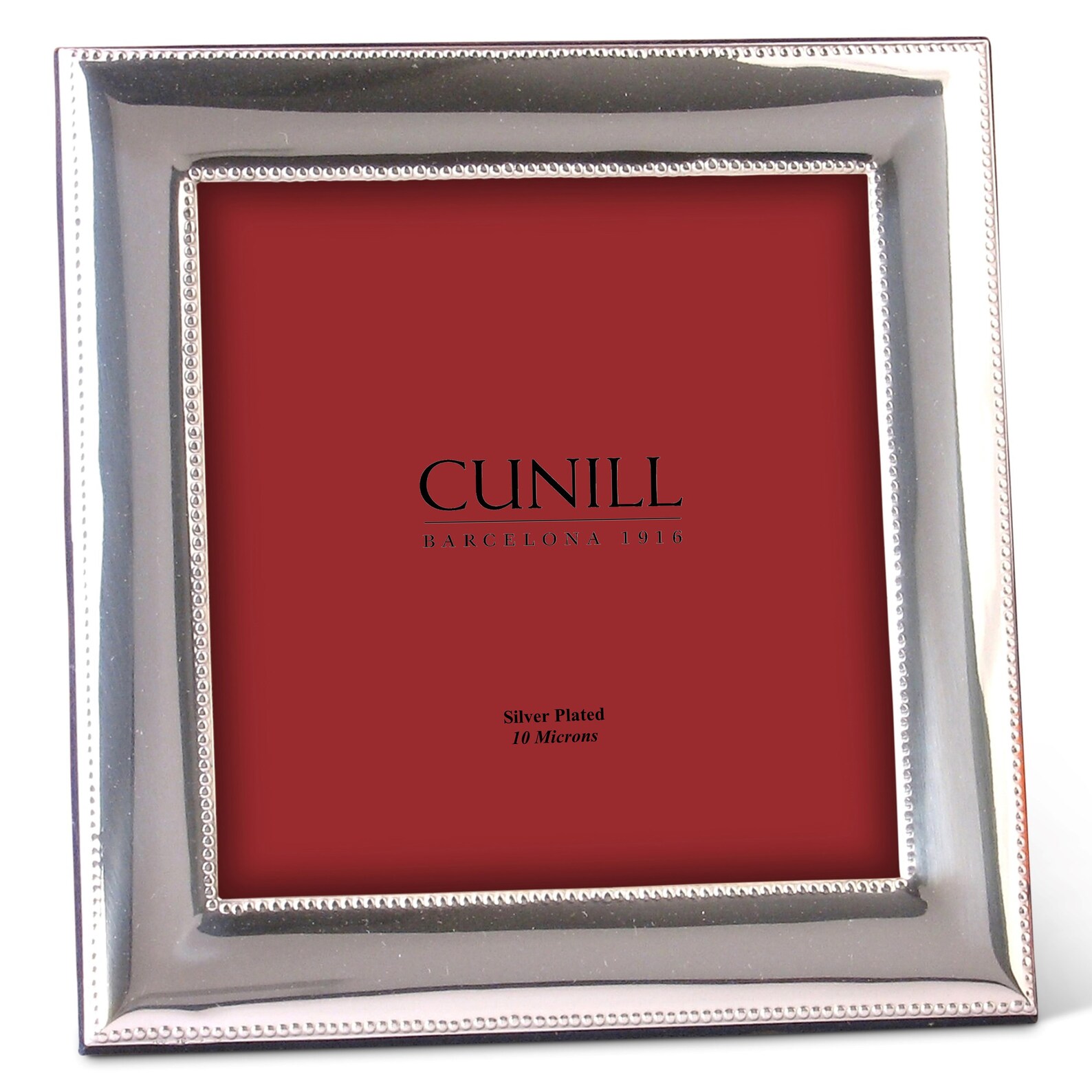 5x5 Engravable Silver Plated Picture Frame, Cunill 'beaded' - Etsy