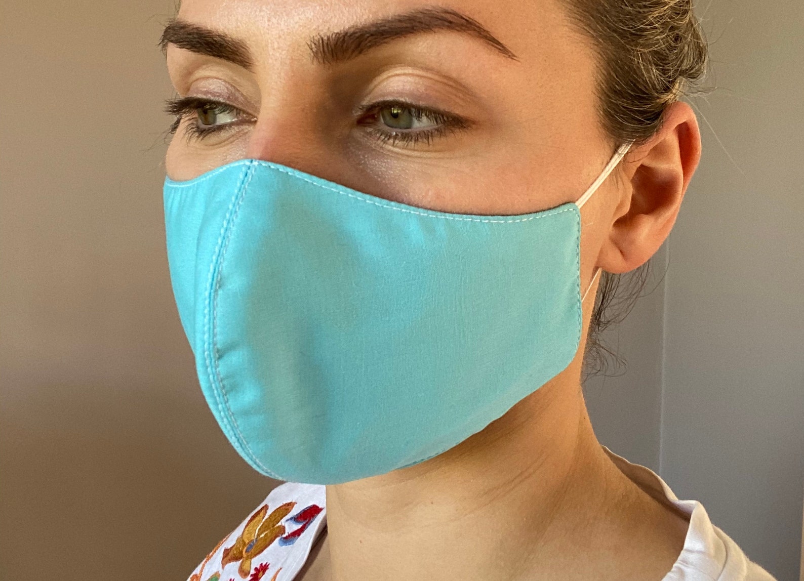 Triple Layer Face Mask UK • Reusable Washable Face Mask 3 Layer Filter ...