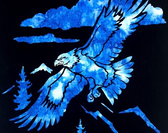 Eagle Glass Panel - Etsy