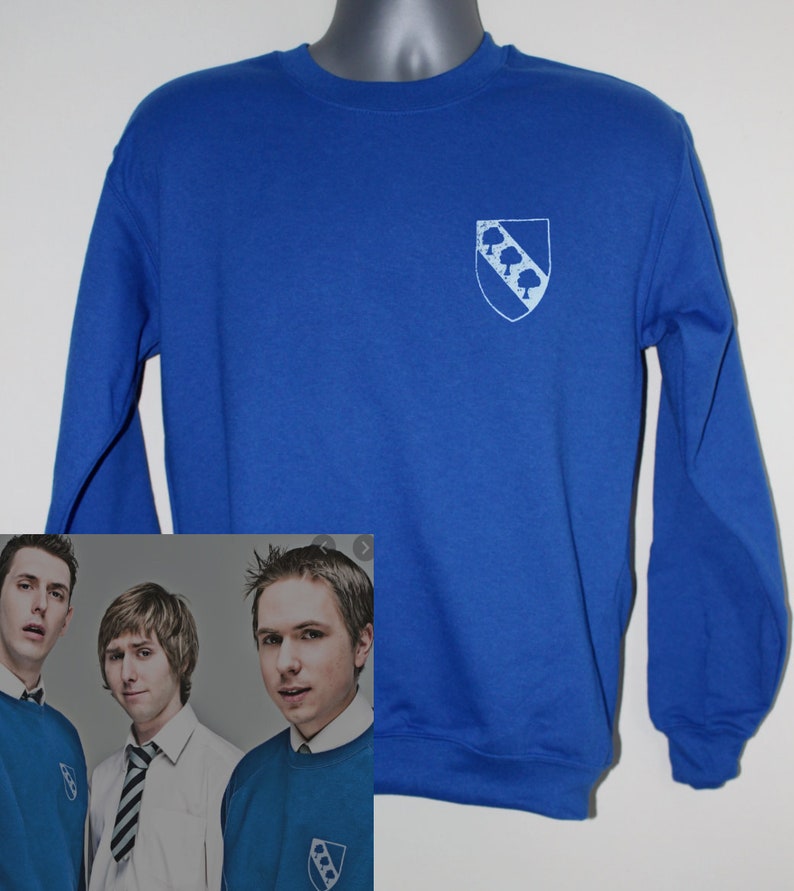 The inbetweeners school sweatshirt / jumper / t-shirt fancy | Etsy