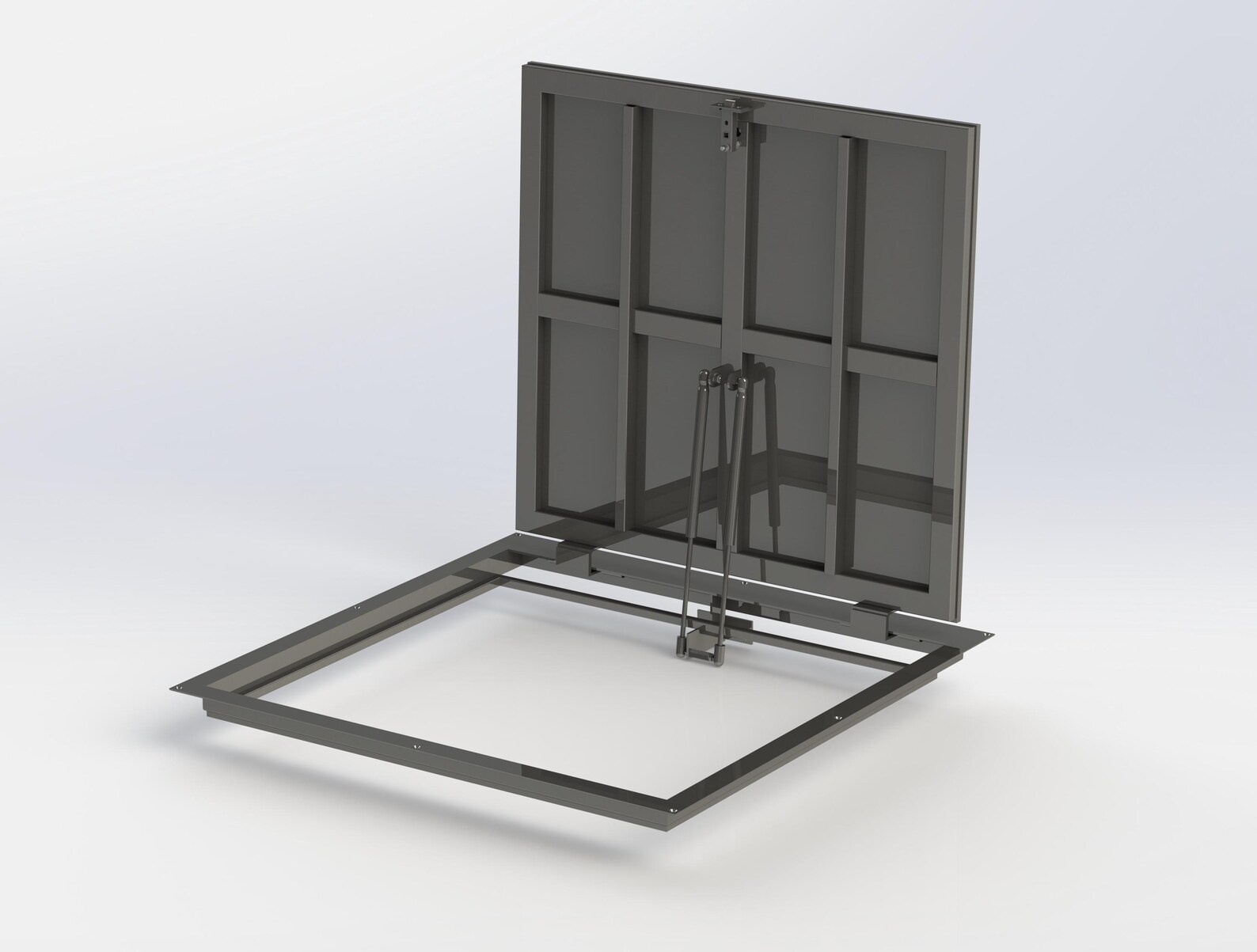 Floor Hatch 60x80 Steel Metal, Floor Access Door Steel Metal, Aluminum ...