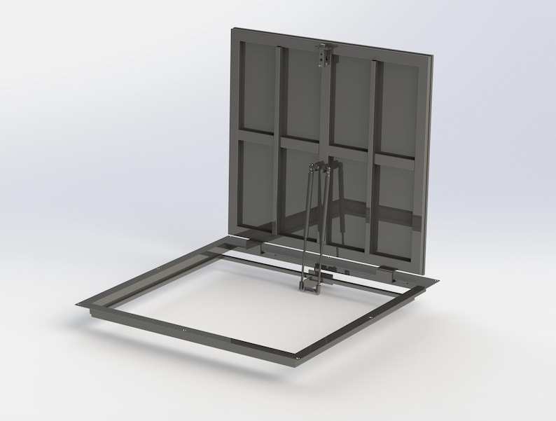Floor Hatch 70x80 Steel Metal, Floor Access Door Steel Metal, Aluminum ...