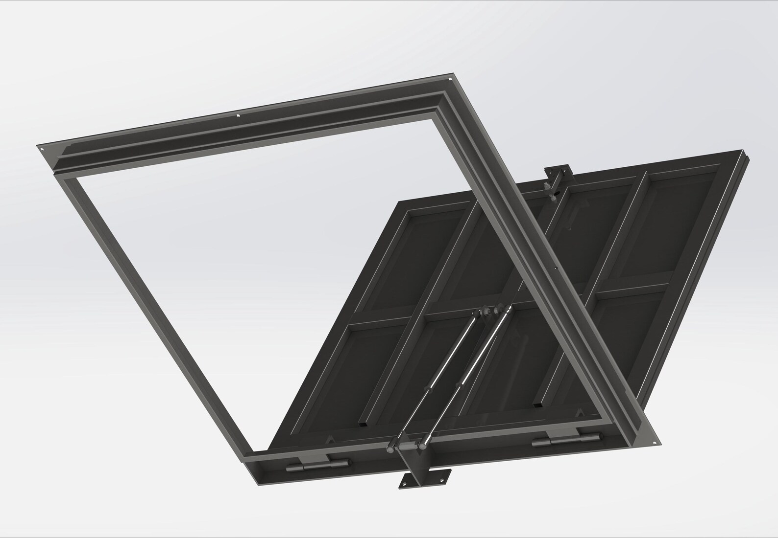 Floor Hatch 60x80 Steel Metal, Floor Access Door Steel Metal, Aluminum ...