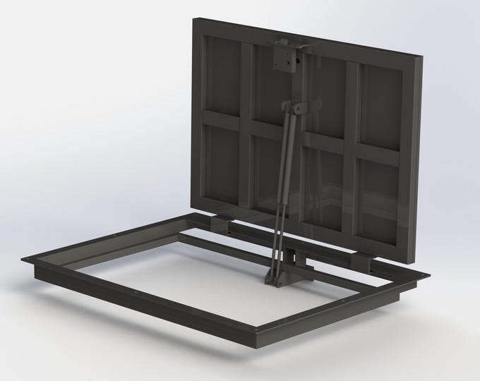 Custom Hatch Door for Easy Cellar and Basement Access Invisible Floor ...