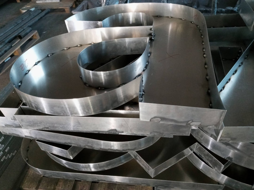 Aluminium Advertising Letters Numbers H200 and Special Characters - Etsy