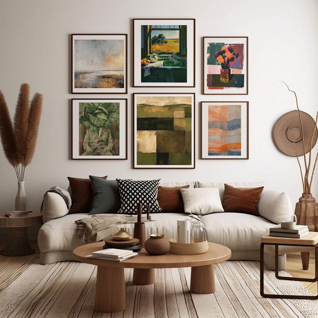 COUNTRYSIDE Collection No.1, SET of 6 - Printable Digital Art ...
