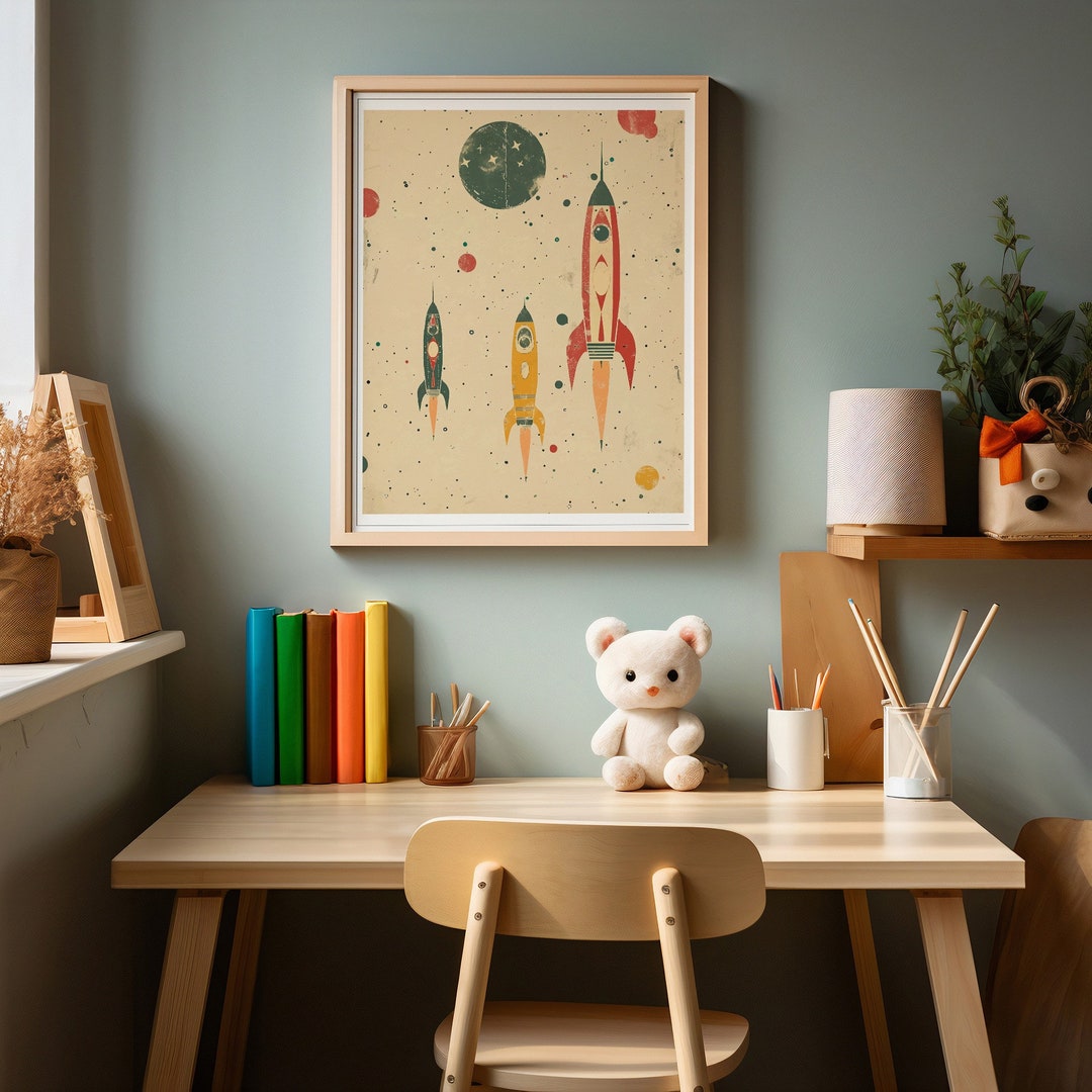 TO THE STARS - Printable Digital Art, Kids Room, Astronauts and Stars ...
