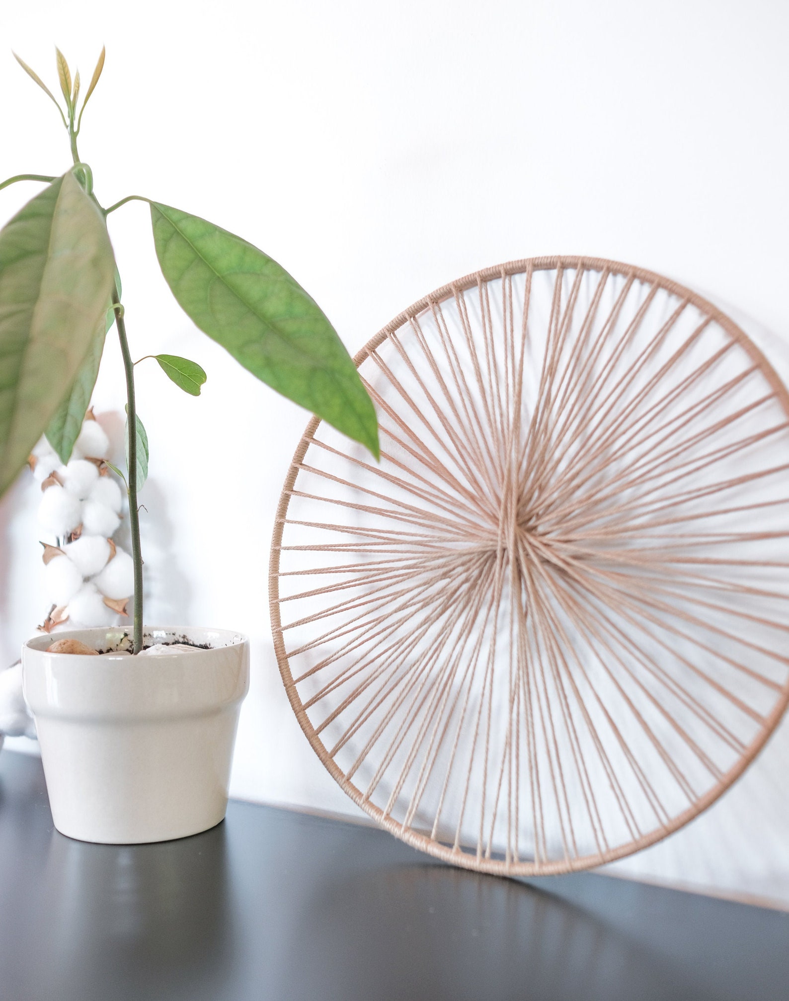 Handmade Round Macrame Wall Hanging Shelf Standing 101214wall Decor ...