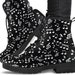 Musical Notes Boots-combat Boots Vegan Boots Women's Boots Girl Boots ...